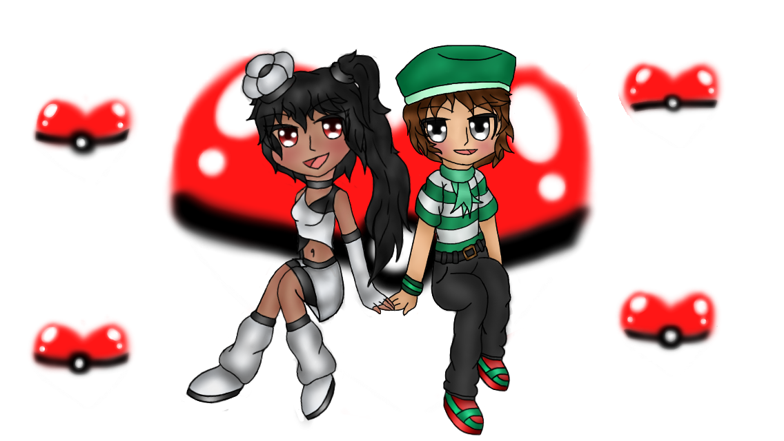 Pokemon trainer OC OTP -Charisma x Finn- - ibisPaint
