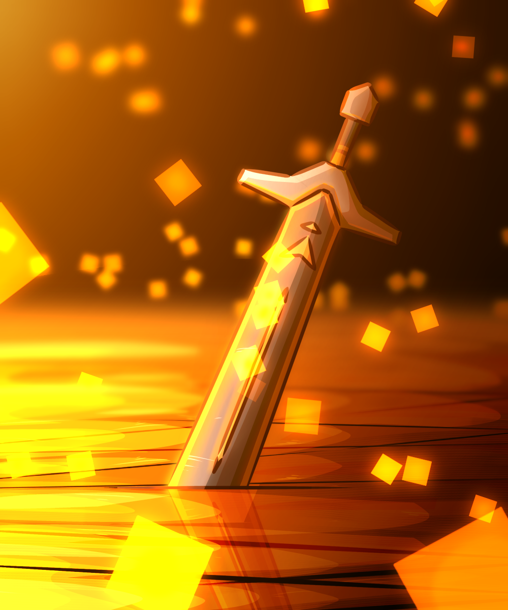 Orange sword - ibisPaint