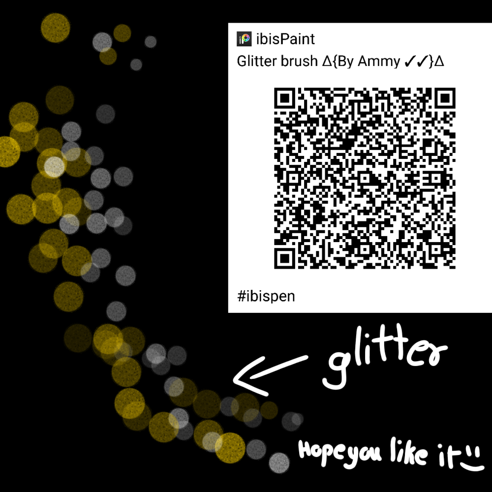 Glitter brush - ibisPaint