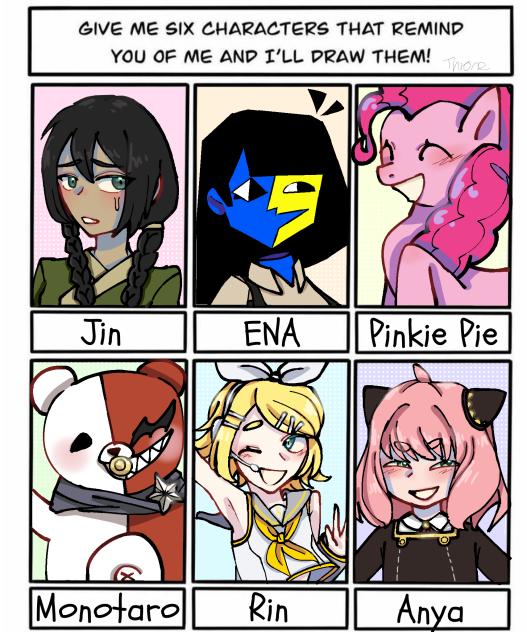 Six characters (ft. Puppet) - ibisPaint