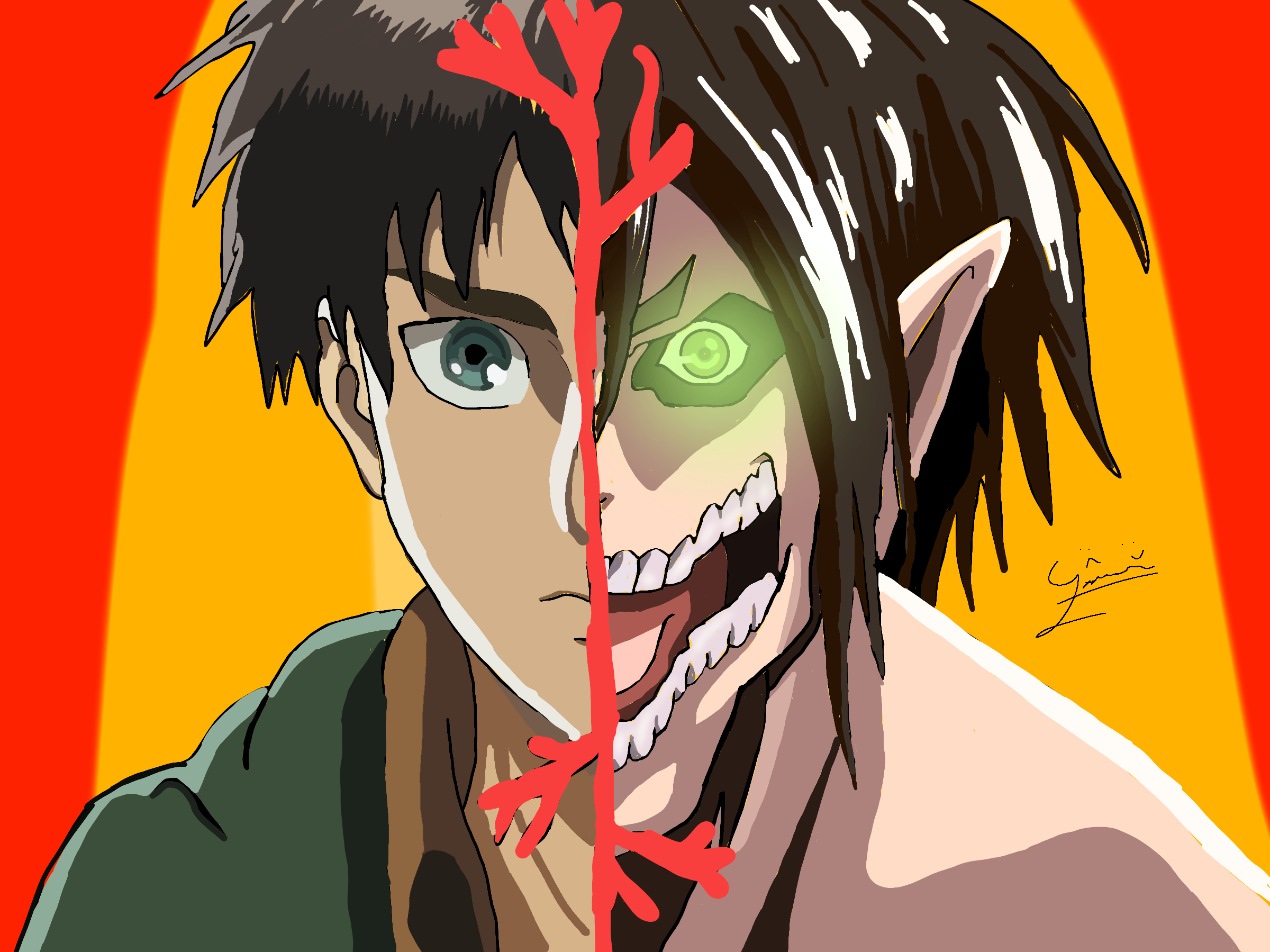 attack on Titan - ibisPaint