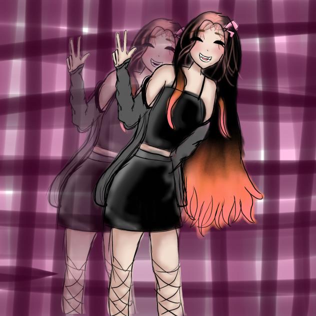 modern nezuko - ibisPaint