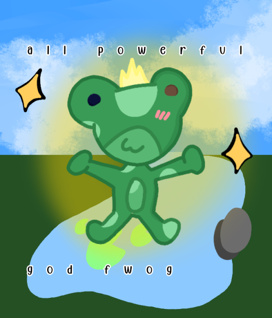 all powerful god fwog - ibisPaint