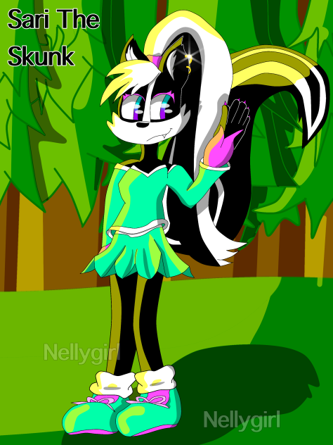 Sari The skunk - ibisPaint