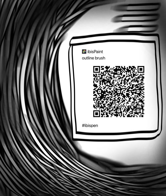 outline brush(blurred) - ibisPaint