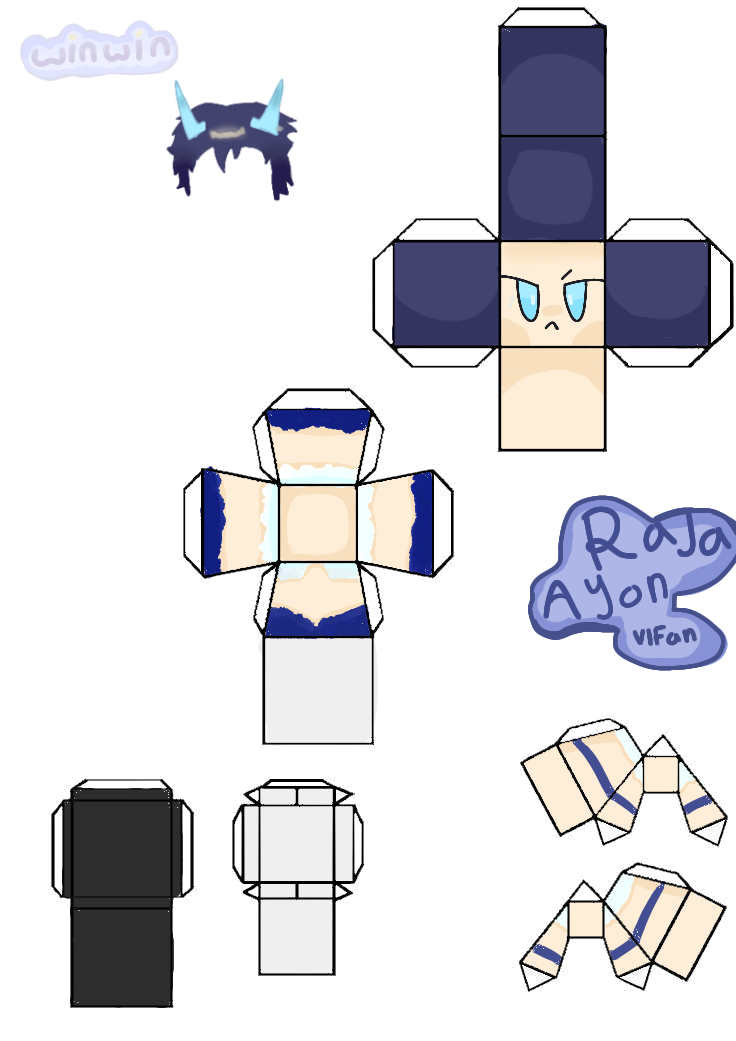 raja ayon! as papercraft - ibisPaint