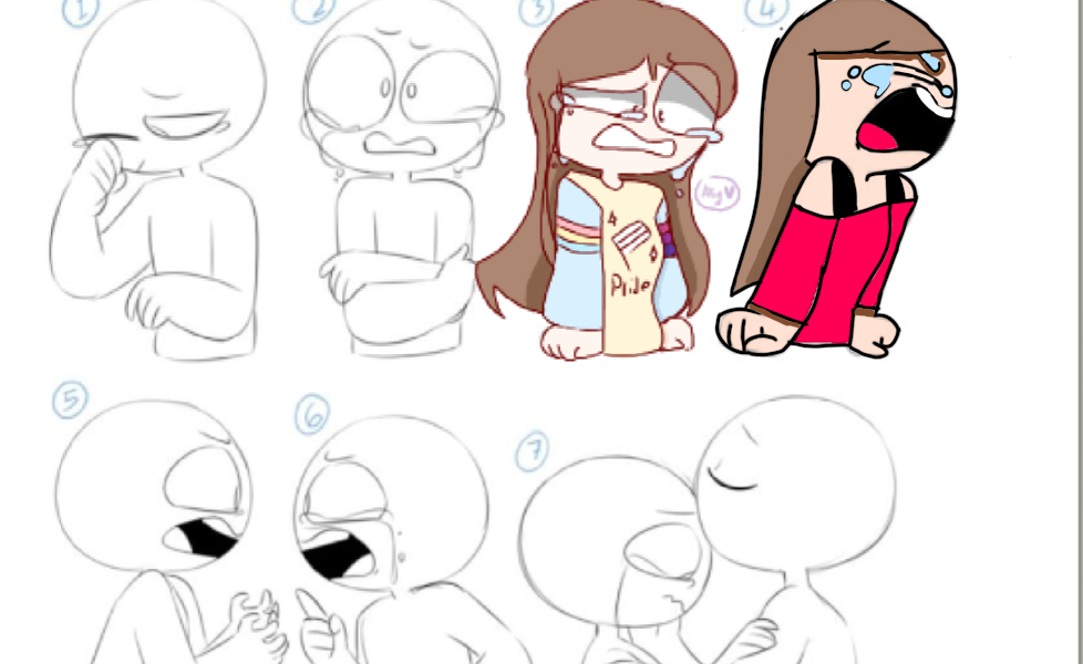 Crying collab - ibisPaint