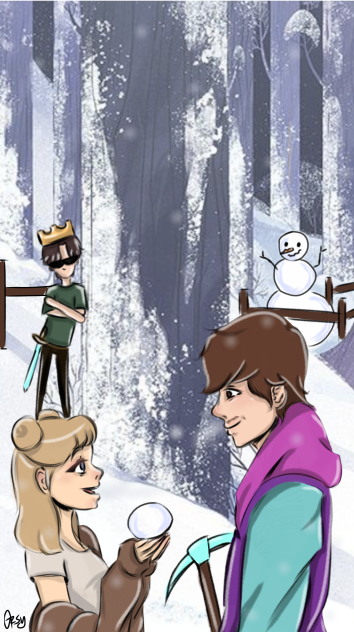 Nihachu and Karl's Friendship ft. Eret - ibisPaint