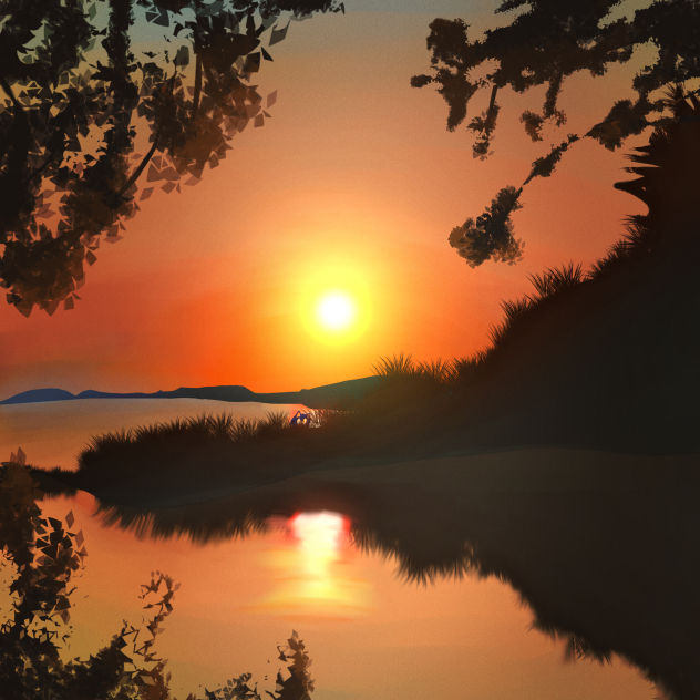 sunset - ibisPaint