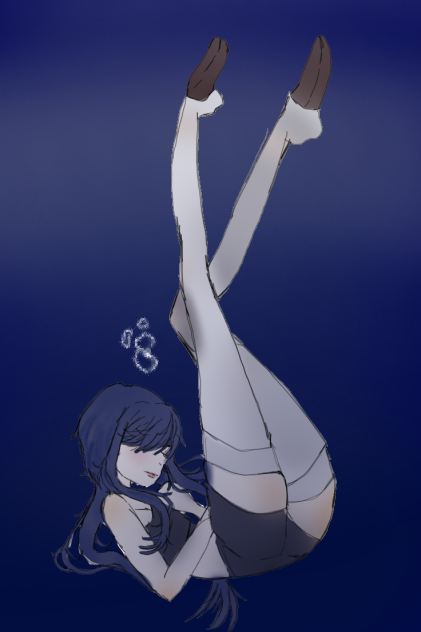 Sinking girl ig - ibisPaint