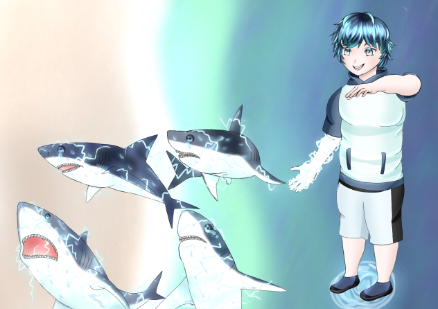 Electrocute Shark Attack! - ibisPaint