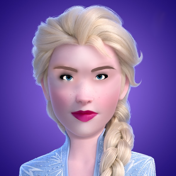 perfect face on Elsa - ibisPaint