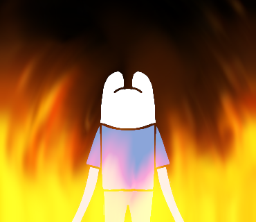 (UPDATE) Corrupted Finn.. Fire - ibisPaint