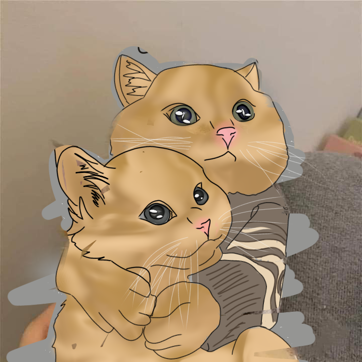 two lil kitten - ibisPaint
