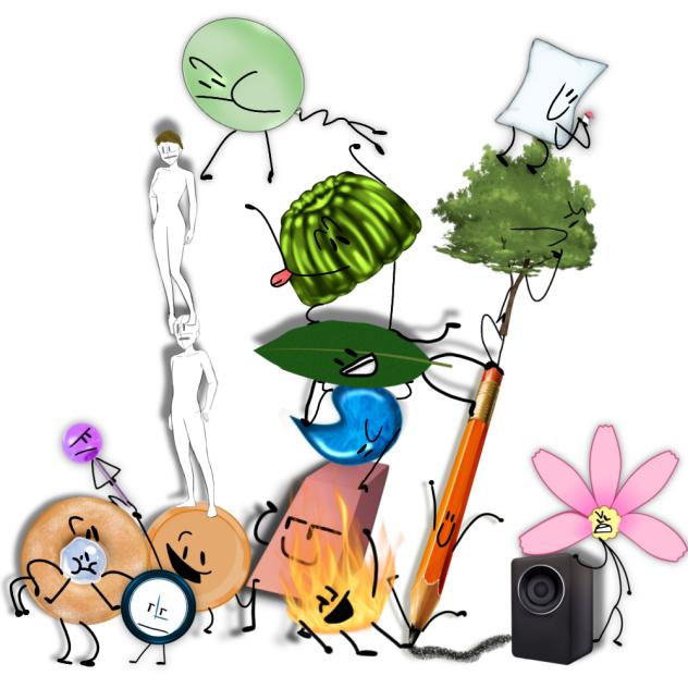 Bfdi but Realistic 1 (mostly stamps) - ibisPaint