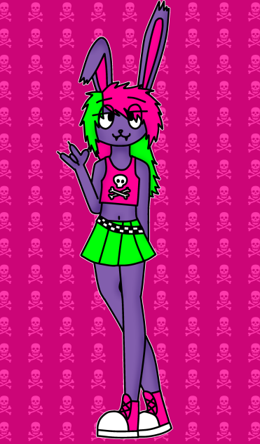 Scene queen bunny - ibisPaint