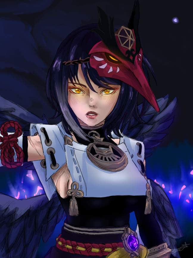 Kujou Sara - ibisPaint