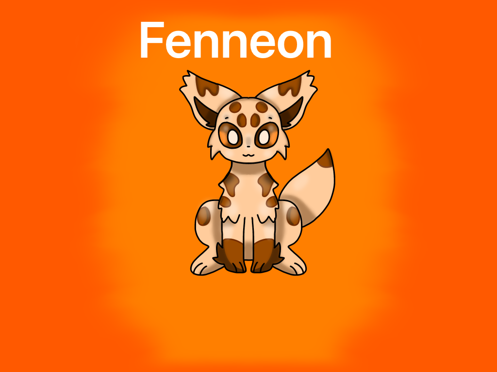 Pokémon. Fakemon. Eeveelutions. Fenneon. - ibisPaint