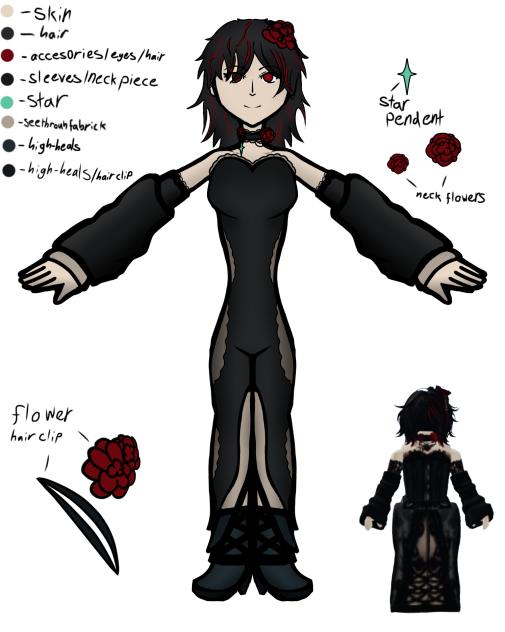 Reference sheet (Evelyn) - ibisPaint