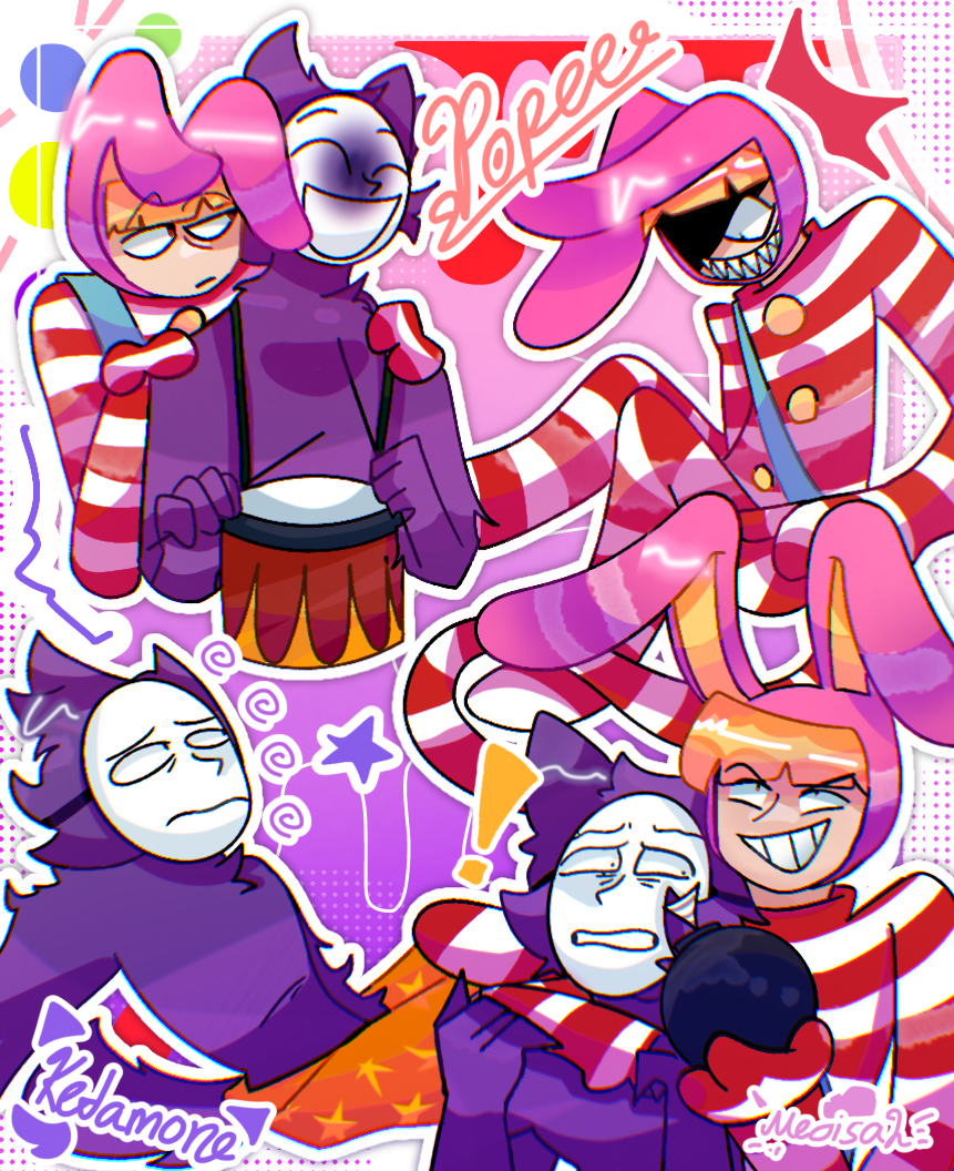 Popee and Kedamono ️‍🩹 - ibisPaint