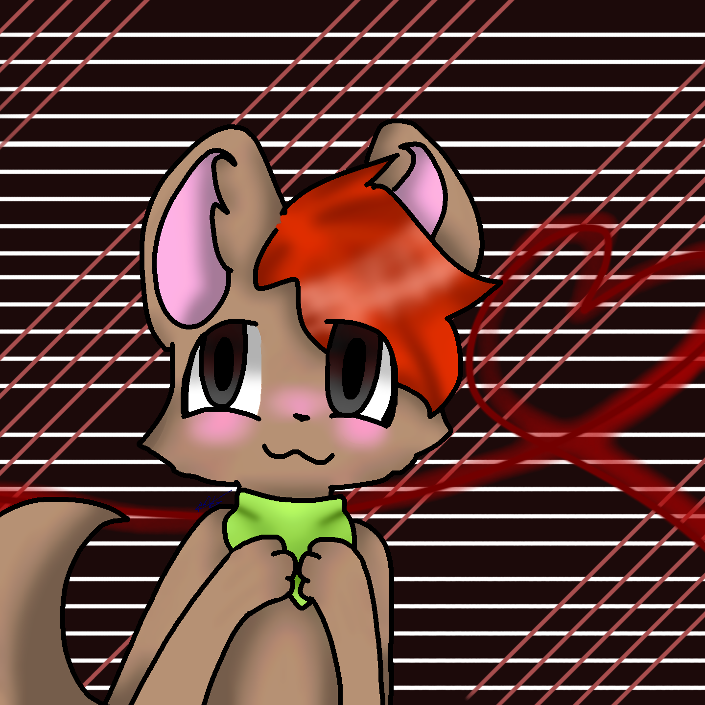 for my adorable wolf Ray ÚwÙ - ibisPaint