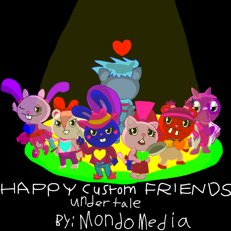 Happy tree friends undertale - ibisPaint