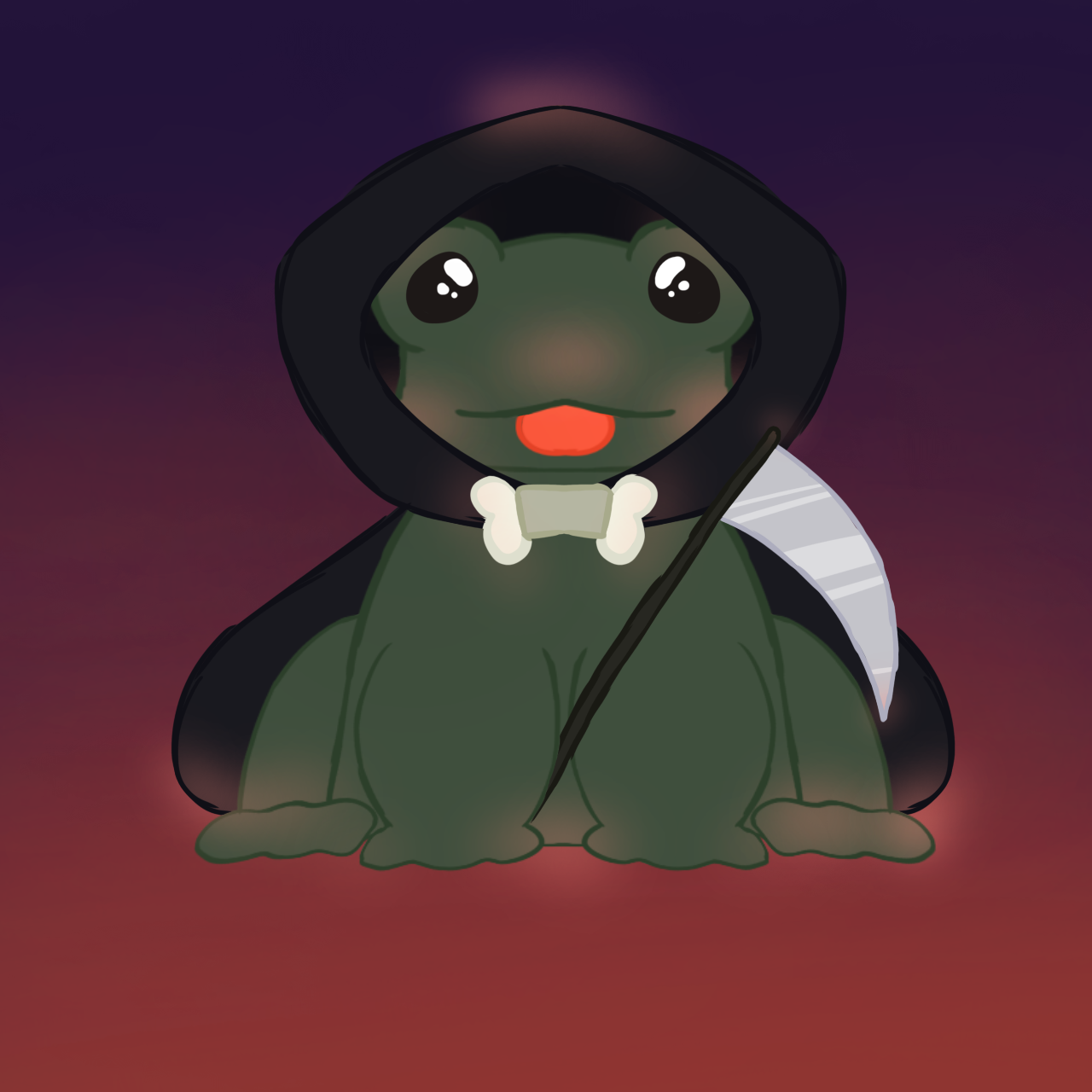 Grim reaper froggy - ibisPaint