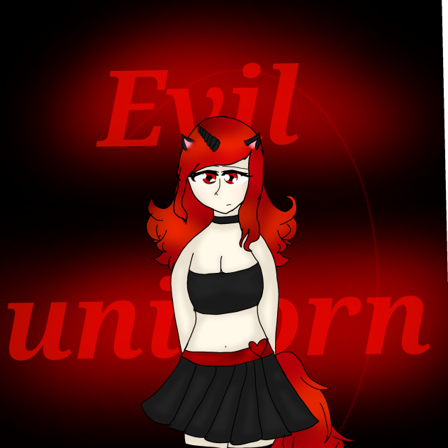 evil unicorn - ibisPaint