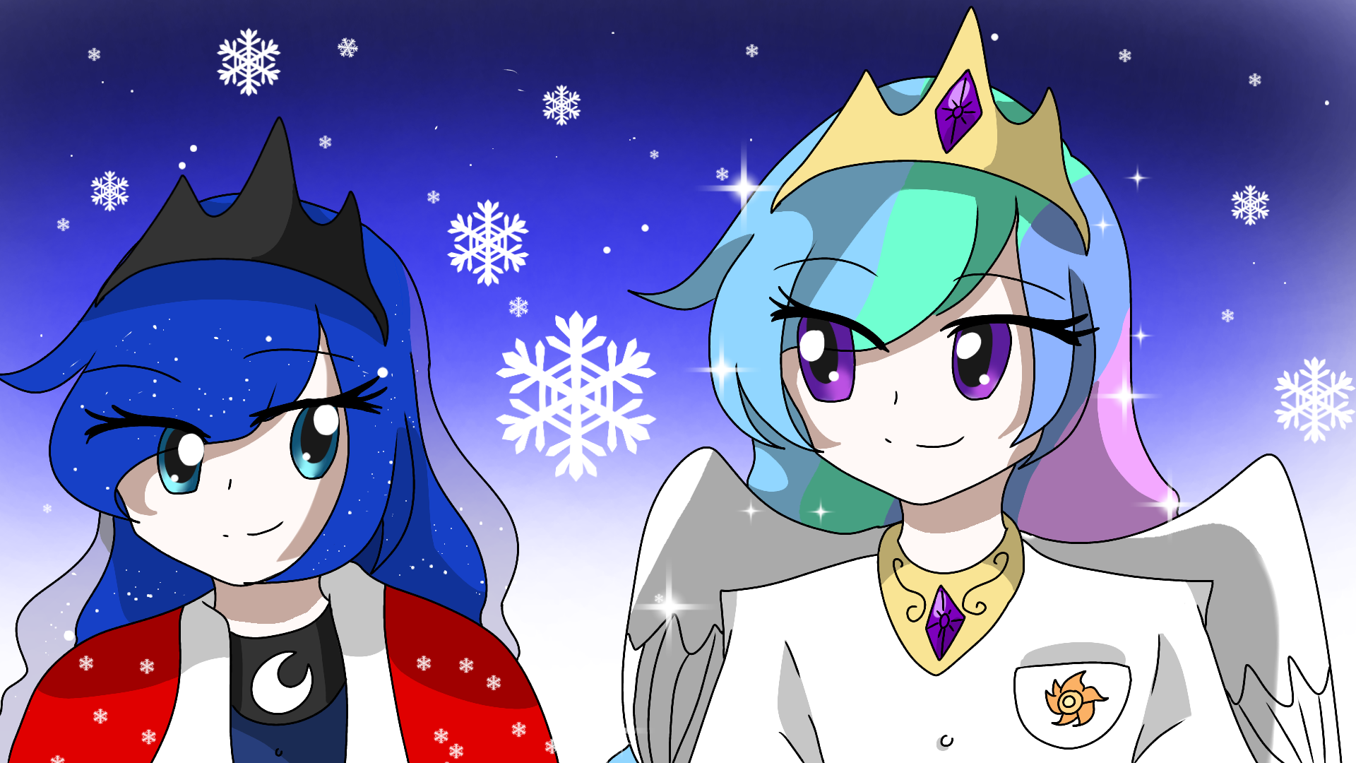 Princess Celestia& Luna - ibisPaint