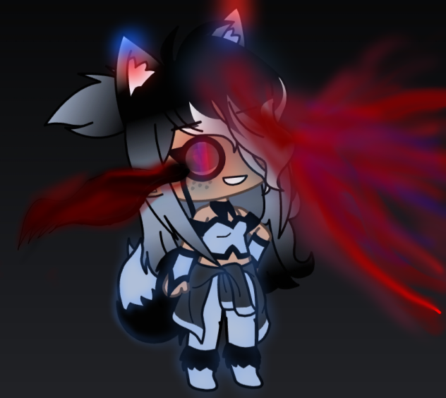 Blue and Red lights • - ibisPaint