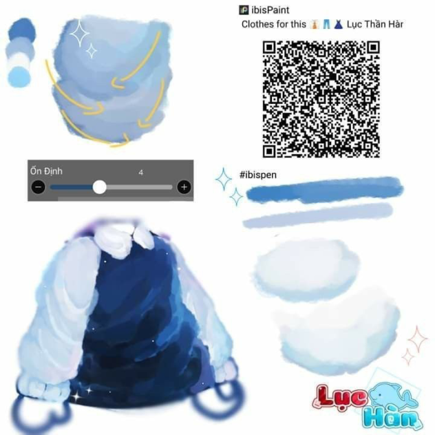 Clothes shading brush - ibisPaint