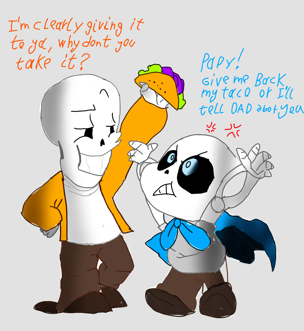 Undertale Sans And Papy - ibisPaint