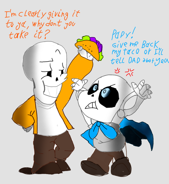 Undertale Sans And Papy - ibisPaint
