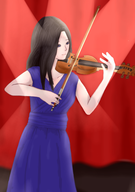 Playing on Stage - ibisPaint