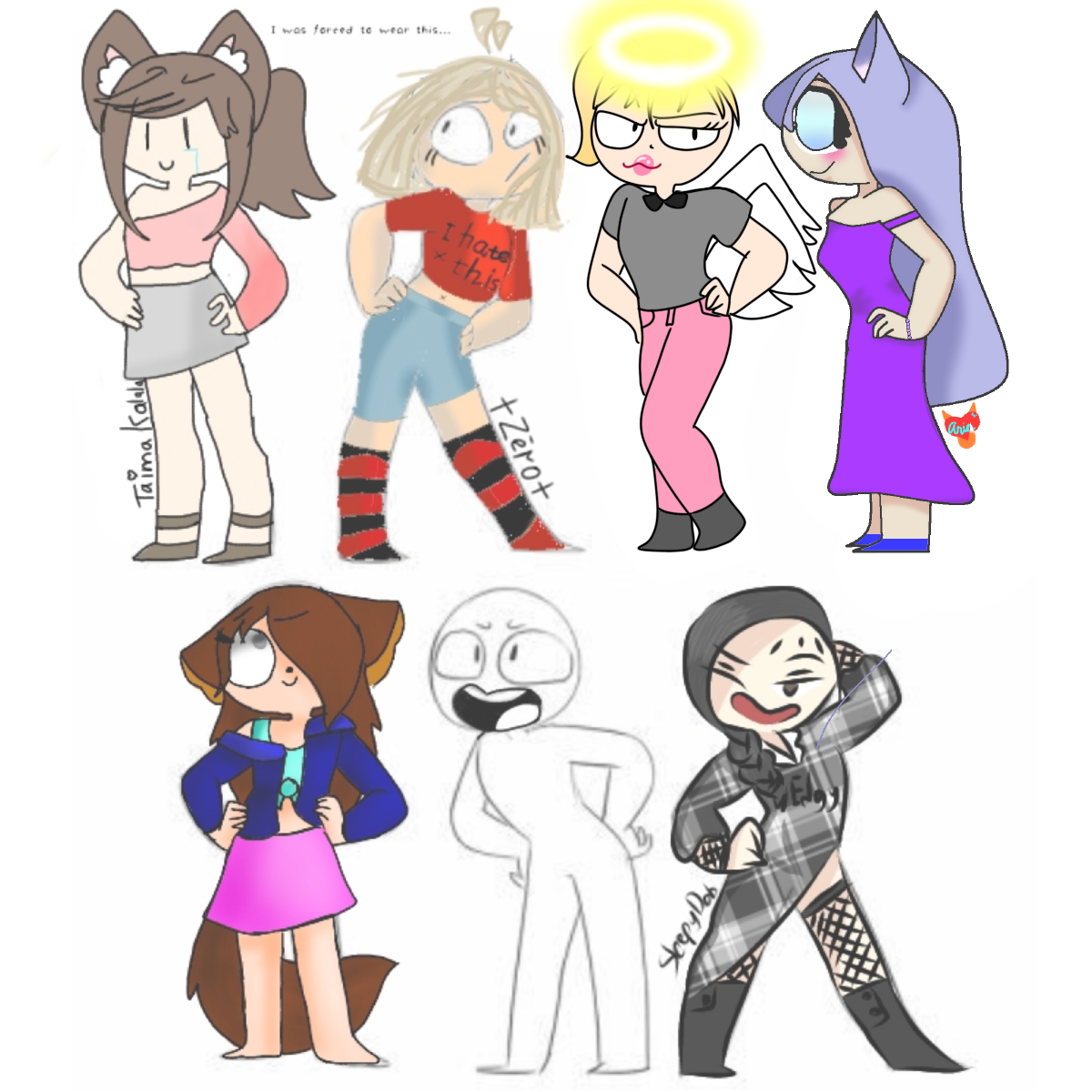 Fashion collab - ibisPaint