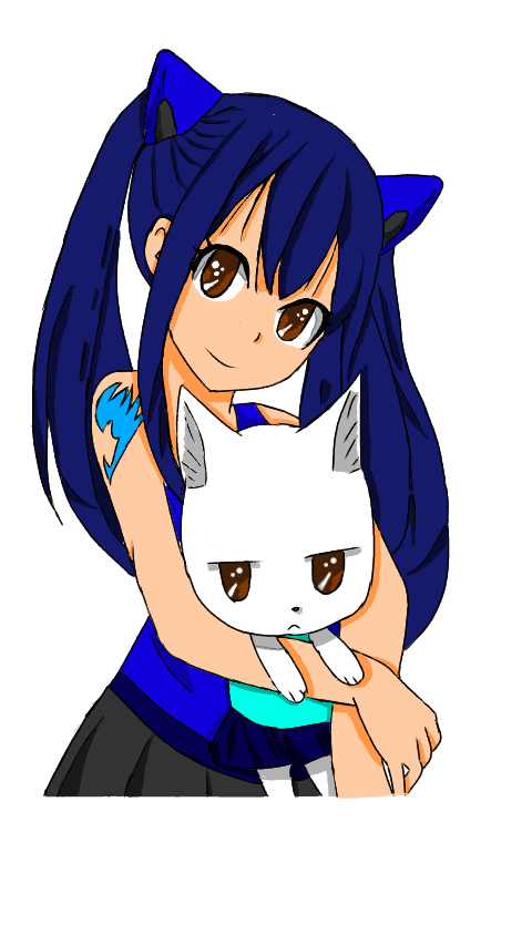 Wendy & Carla, Fairy Tail - ibisPaint