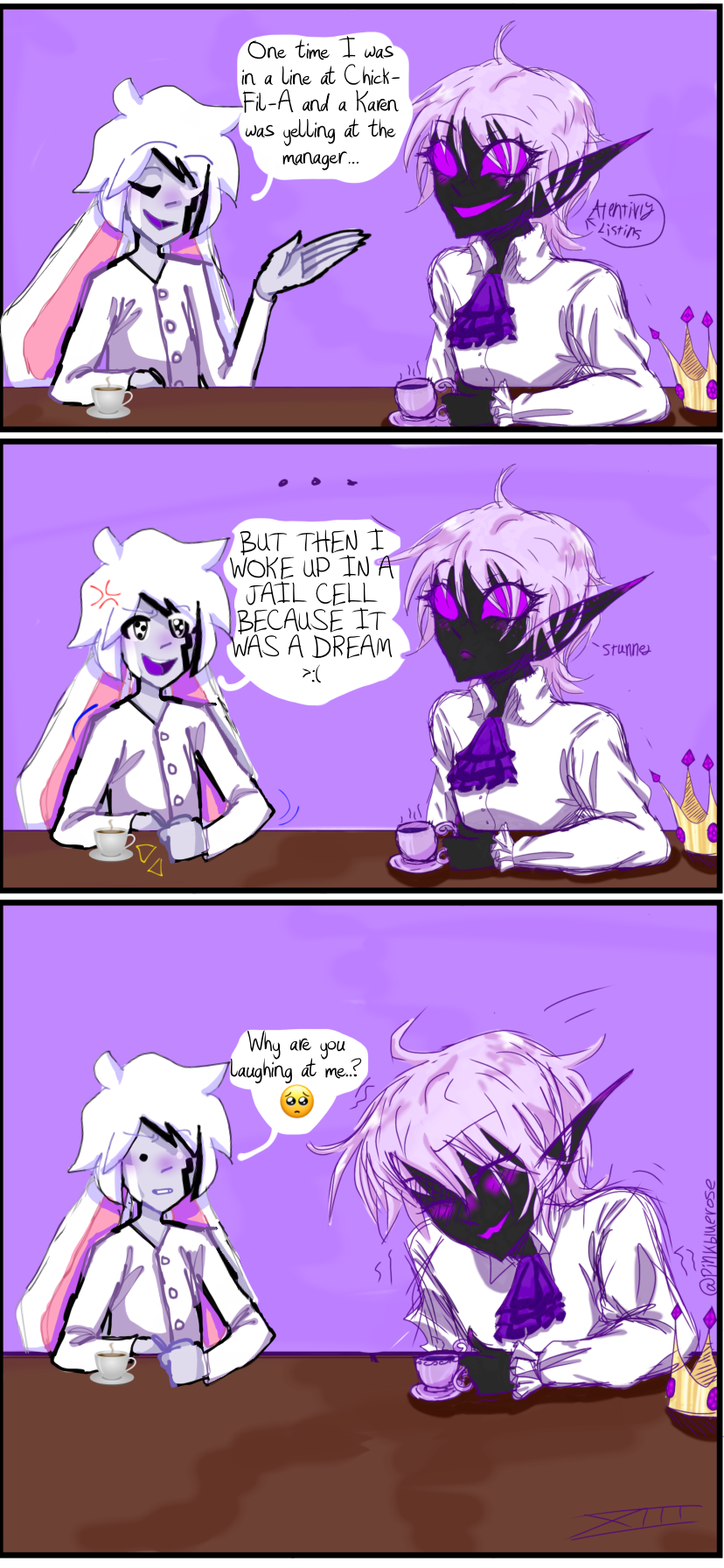 💜Comic Strip Collab with pinkbluerose!💜 - ibisPaint