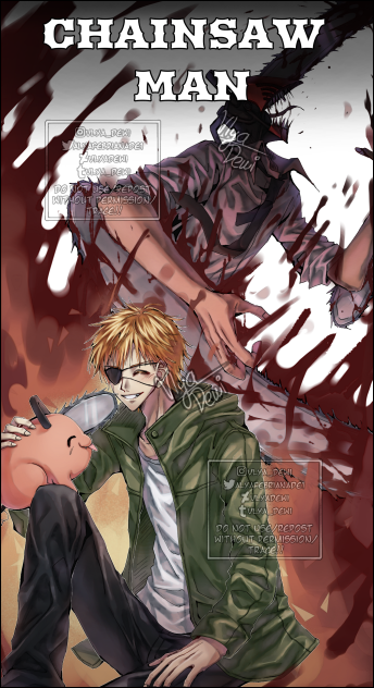 Chainsaw Man - ibisPaint