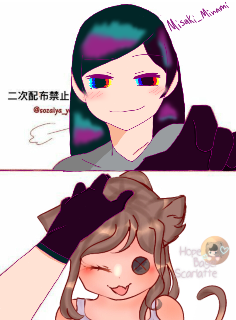 Head pat collab - ibisPaint
