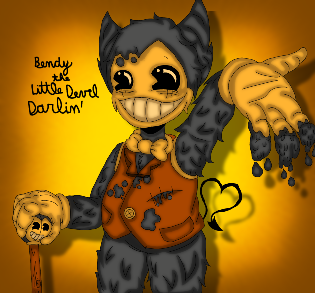 Bendy the little devil darlin'🖤 - ibisPaint