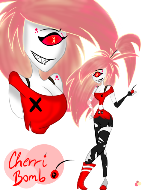 Hazbin Hotel Cherri Bomb fanart - ibisPaint