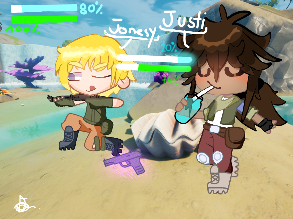 Gacha+fortnite fanart - ibisPaint