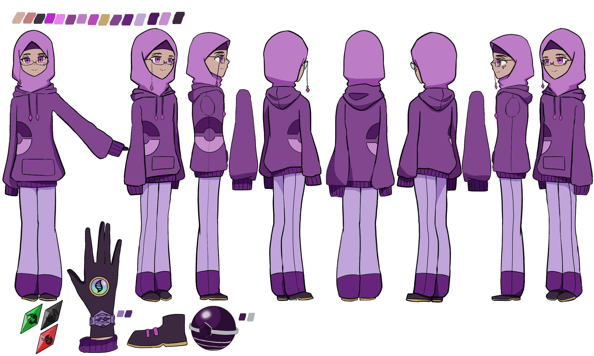 Pokésona Reference Sheet - ibisPaint