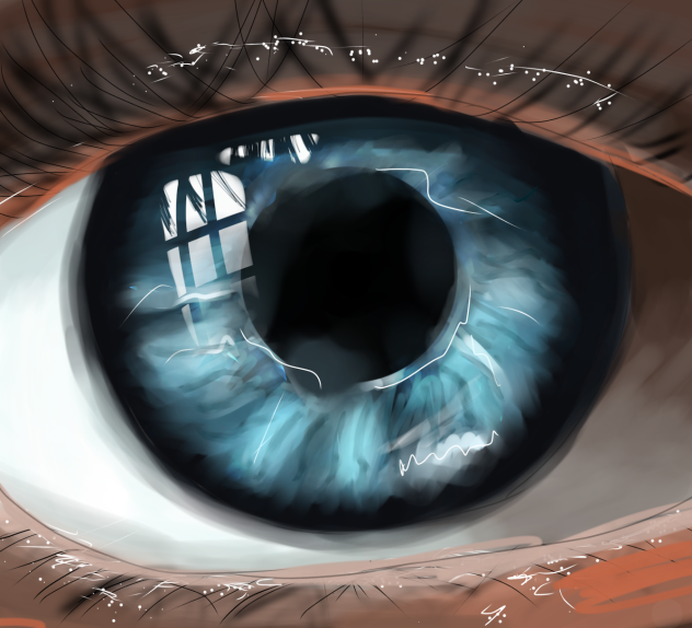 Super duper cool eyeball 😎 - ibisPaint