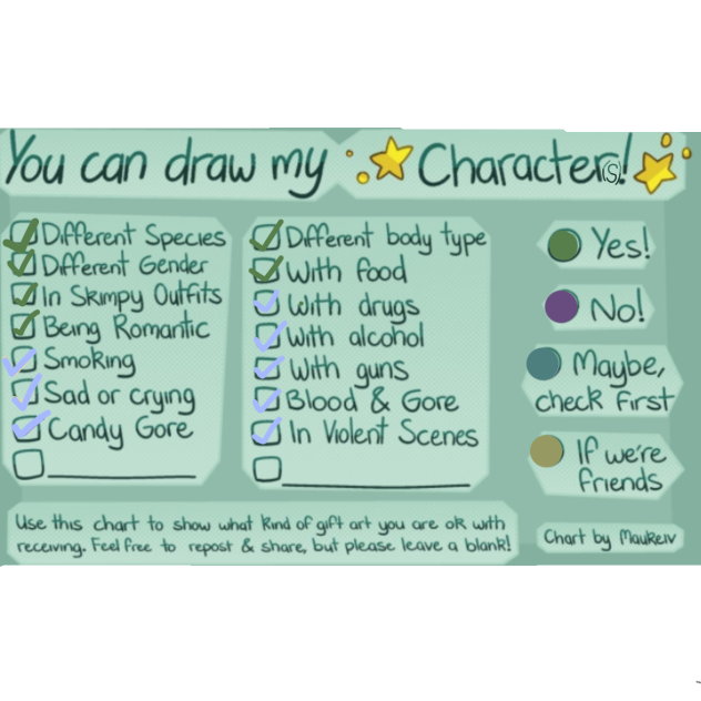 you can draw my character - ibisPaint