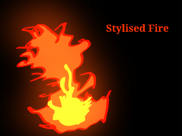 My Stylized Fire Animation - ibisPaint