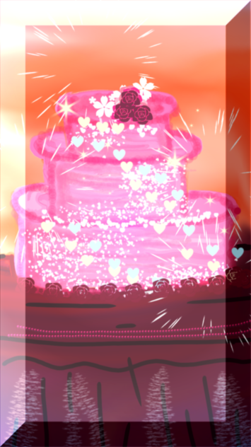 birthday cake - ibisPaint