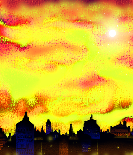 Flaming Night - ibisPaint