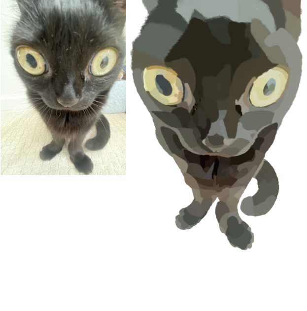 strange cat - ibisPaint