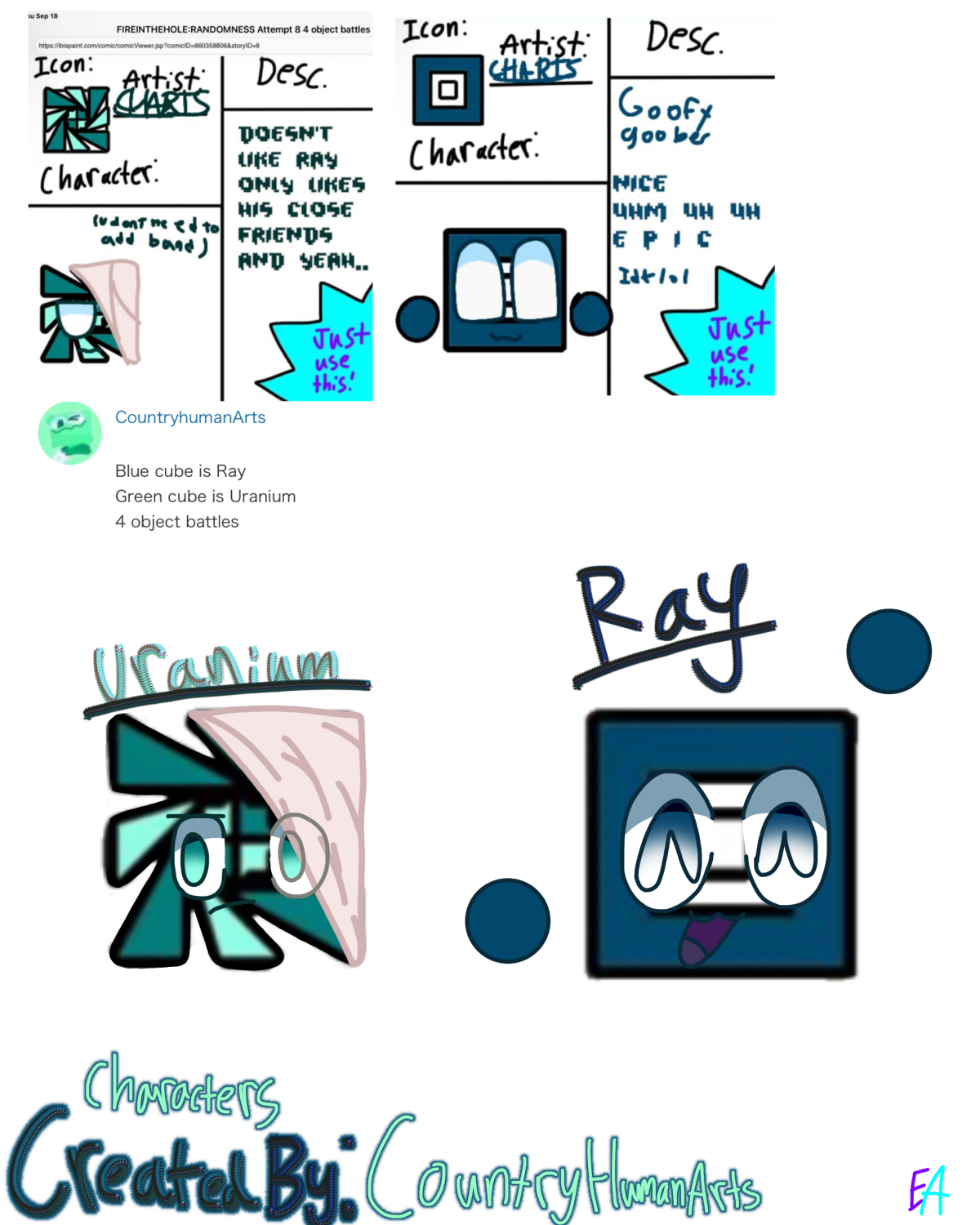 Uranium And Ray I O.B. Submissions - ibisPaint